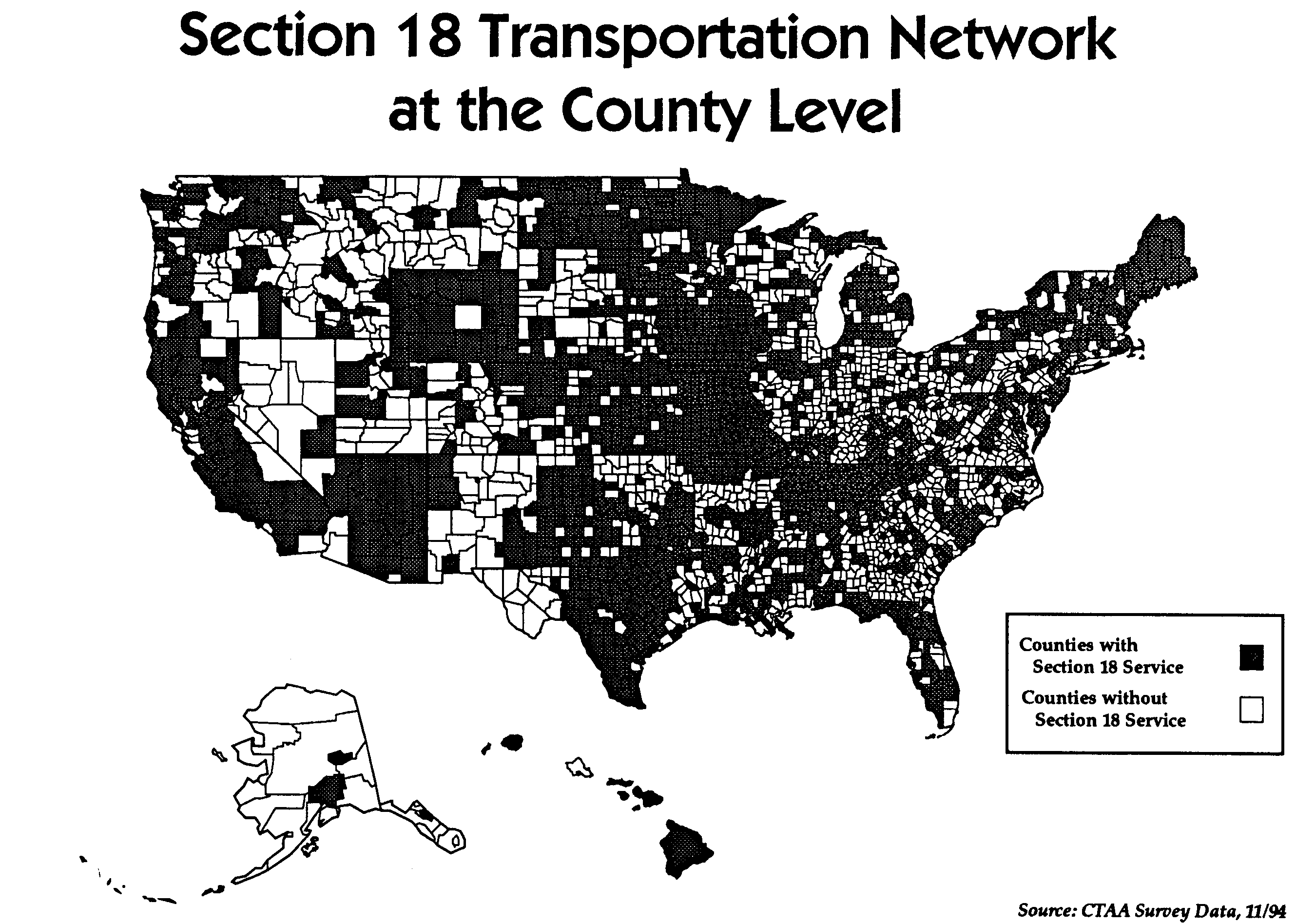 Status Report on Public Transportation in Rural America, 1994 - FTA